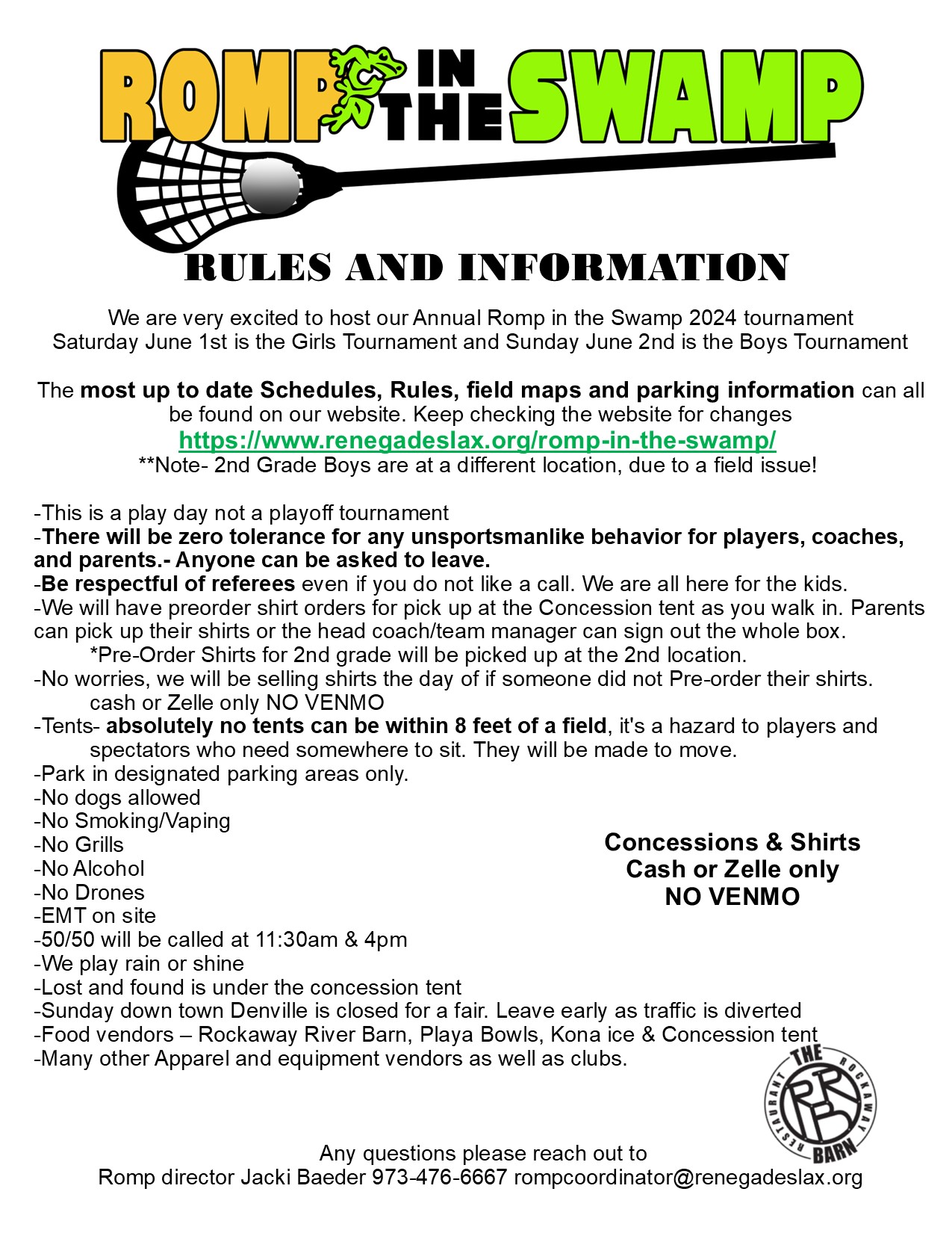 Romp in the Swamp | Renegades Lacrosse